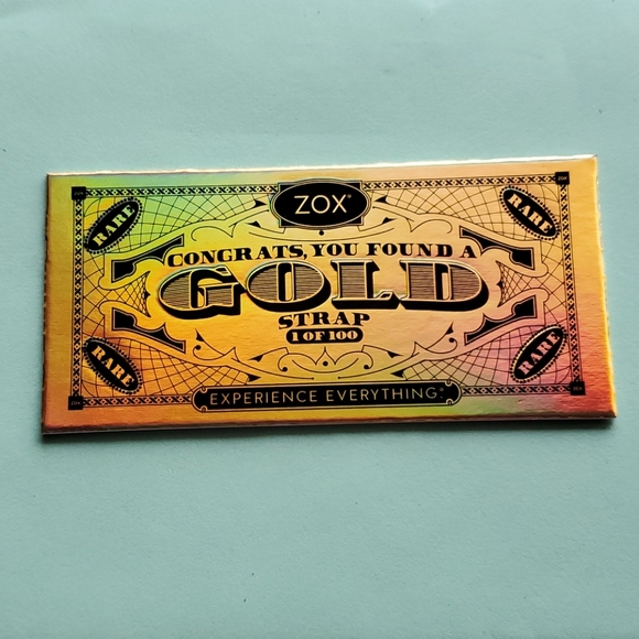Zox | Jewelry | Zox Gold Bar 5 Rare Tickets | Poshmark